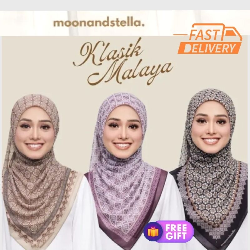Moonandstella แกะสลัก TUDUNG COTTON VOILE BIDANG 45+ TUDUNG BAWAL ...