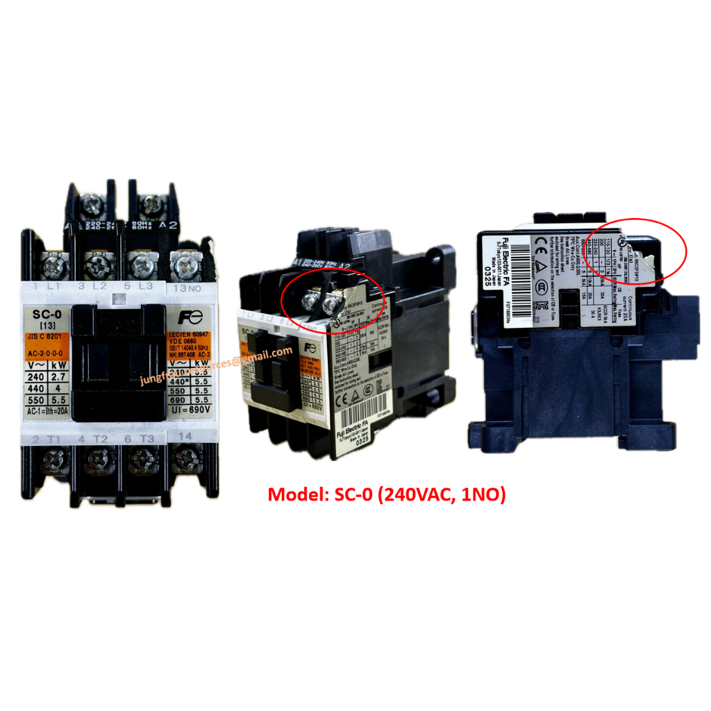 Fuji ELECTRIC Magnetic Contactor (SC-Series ) * IMPERFECT CONDITION ...