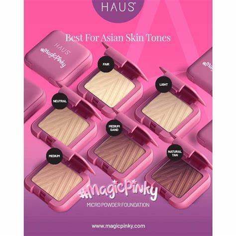 Haus Magic Pinky Compact Powder Foundation | Shopee Thailand