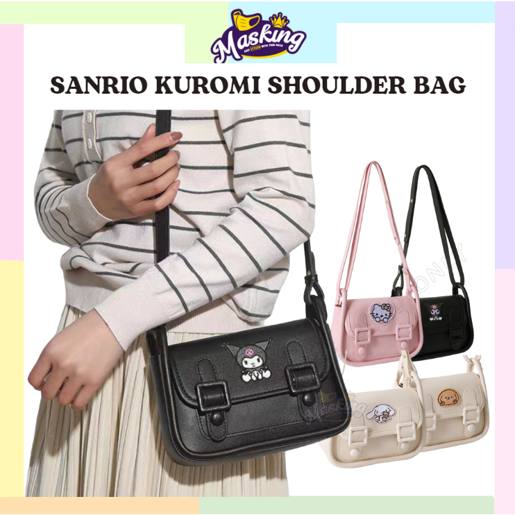 กระเป๋าสะพายไหล่ ทรงโท้ท ลาย Beg Budak Perempuan Beg Kuromi Tangan ...