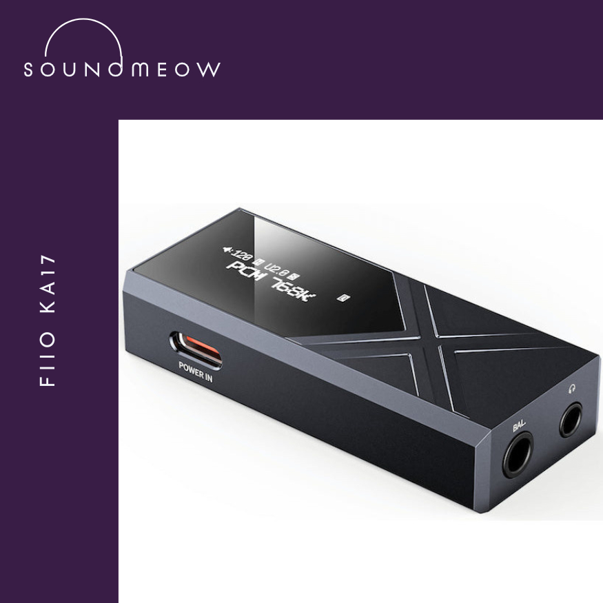 Fiio KA17 แบบพกพา DAC และเครื่องขยายเสียงหูฟัง - Dual ES9069Q DAC PCM ...