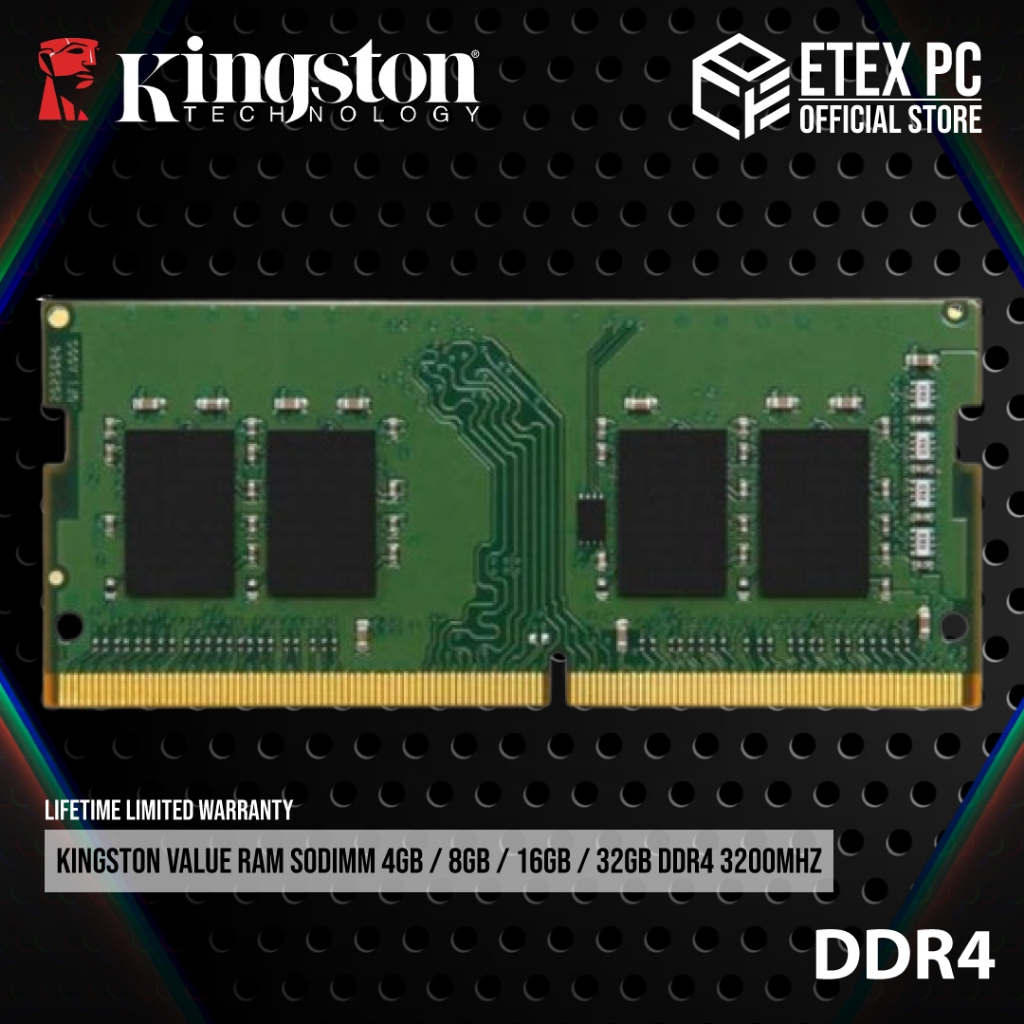 Kingston Value Ram Sodimm 4GB / 8GB / 16GB / 32GB DDR4 3200MHZ หน่วย ...