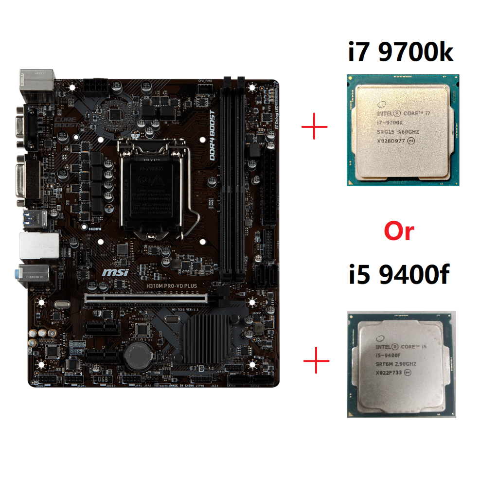 I5 9400f / i7 9700k 9Gen Bundle Deal MotherBoard 1151 DDR4 รองรับ ...