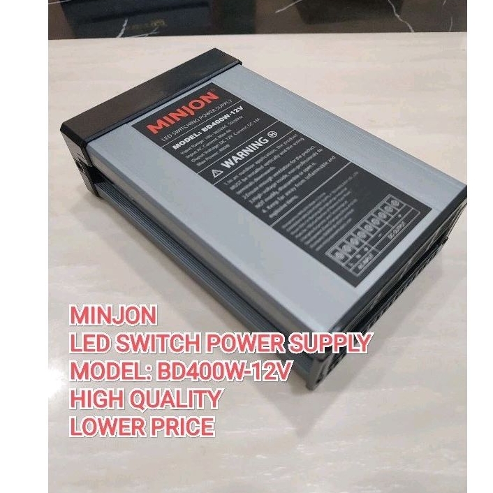 MINJON BD400W-12V แหล่งจ่ายไฟ LED คุณภาพสูง Economy Series ราคาล่าง ...