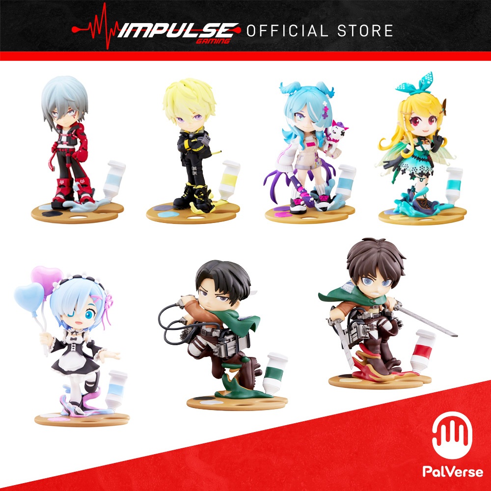 Palverse Pale Series Collection (Re:ZERO, Attack On Titan, Nijisanji En) | Shopee Thailand