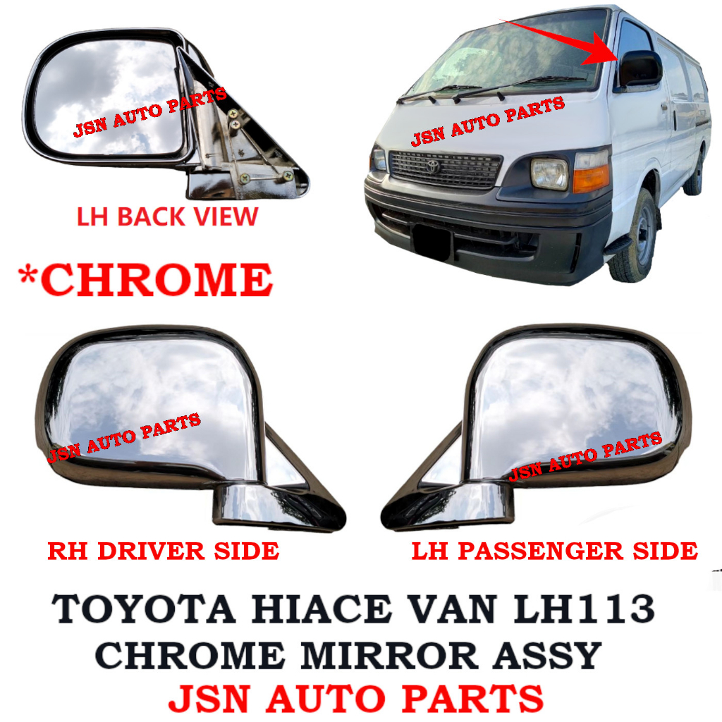 Toyota HIACE LH113 LH112 LH172 SIDE MIRROR CERMIN SISI 后视镜 | Shopee ...