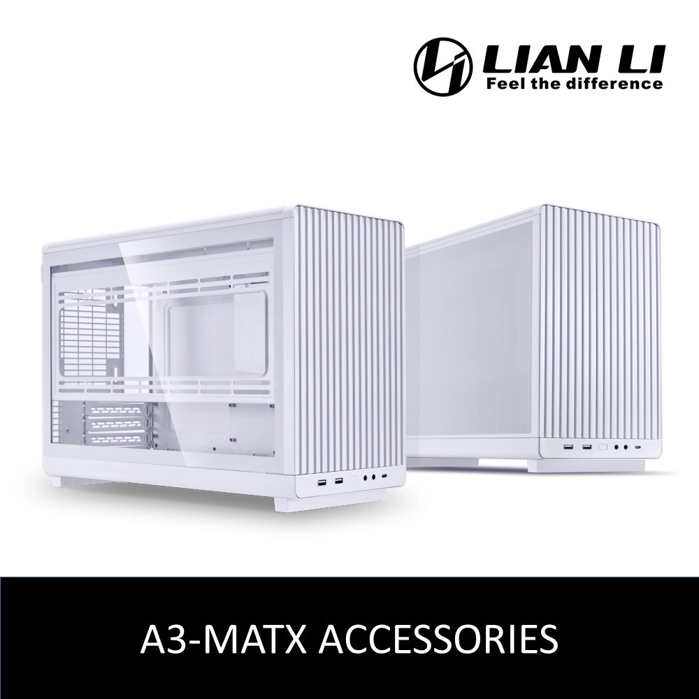 อุปกรณ์เสริม LIAN LI A3-MATX A3-1X/1W A3-2X/2W กระจกเทมเปอร์ด้านข้าง / ชุดอุปกรณ์ GPU ...
