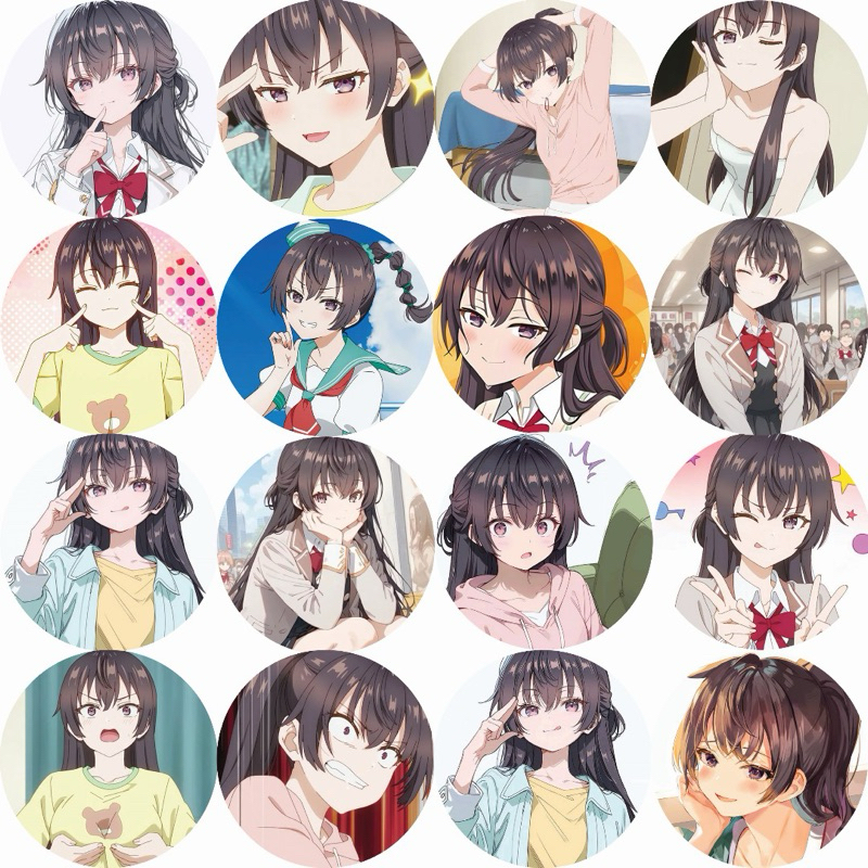 Roshidere Yuki Suou เข็มกลัดป้ายปุ่มขนาด 58 มม. | Shopee Thailand