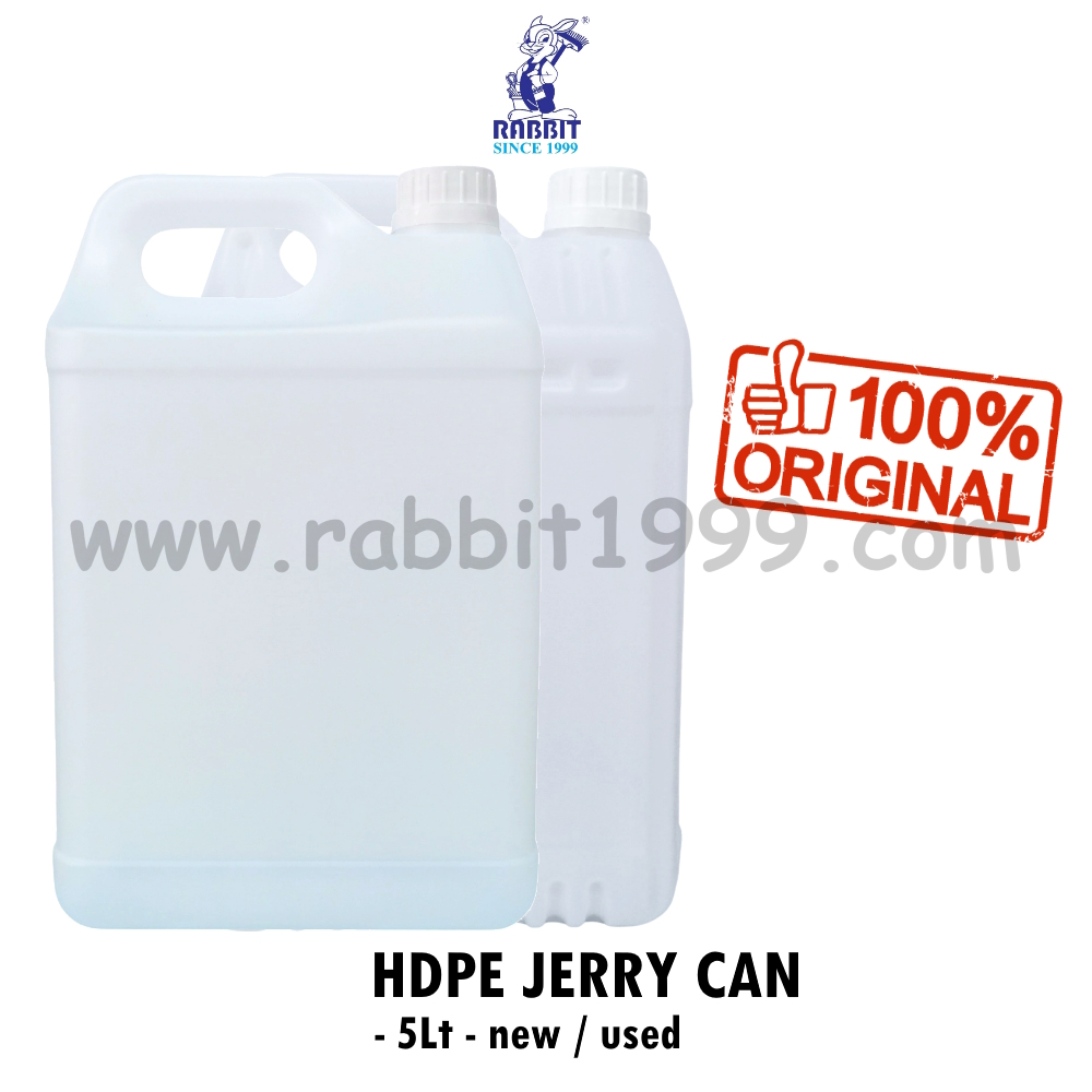Hdpe Jerry Can - 5 ลิตร - กลองเคมี 5 ลิตร / ขวด HDPE / Tong Air / Jerry ...