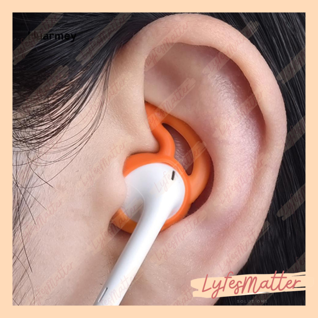 ซิลิโคนชนิดใส่ในหู Eartips หูฟังหูฟังฝาครอบผิว Apple Airpods Earpod ...