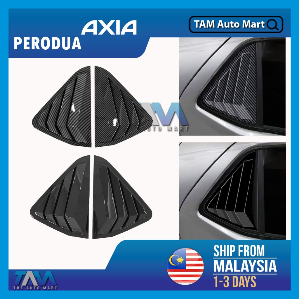 Perodua Axia 2nd Gen (A300)(2023-2025) Window Triangle Cover Protector ...