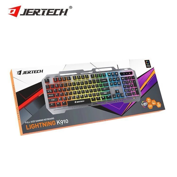 Jertech K910 คีย์บอร์ดเกมมิ่ง น้ําหนักเบา | Shopee Thailand
