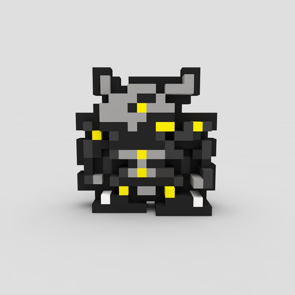 Digimon Digivice Vpet Blackwargreymon Version Pixel Art พวงกุญแจรูปสี ...