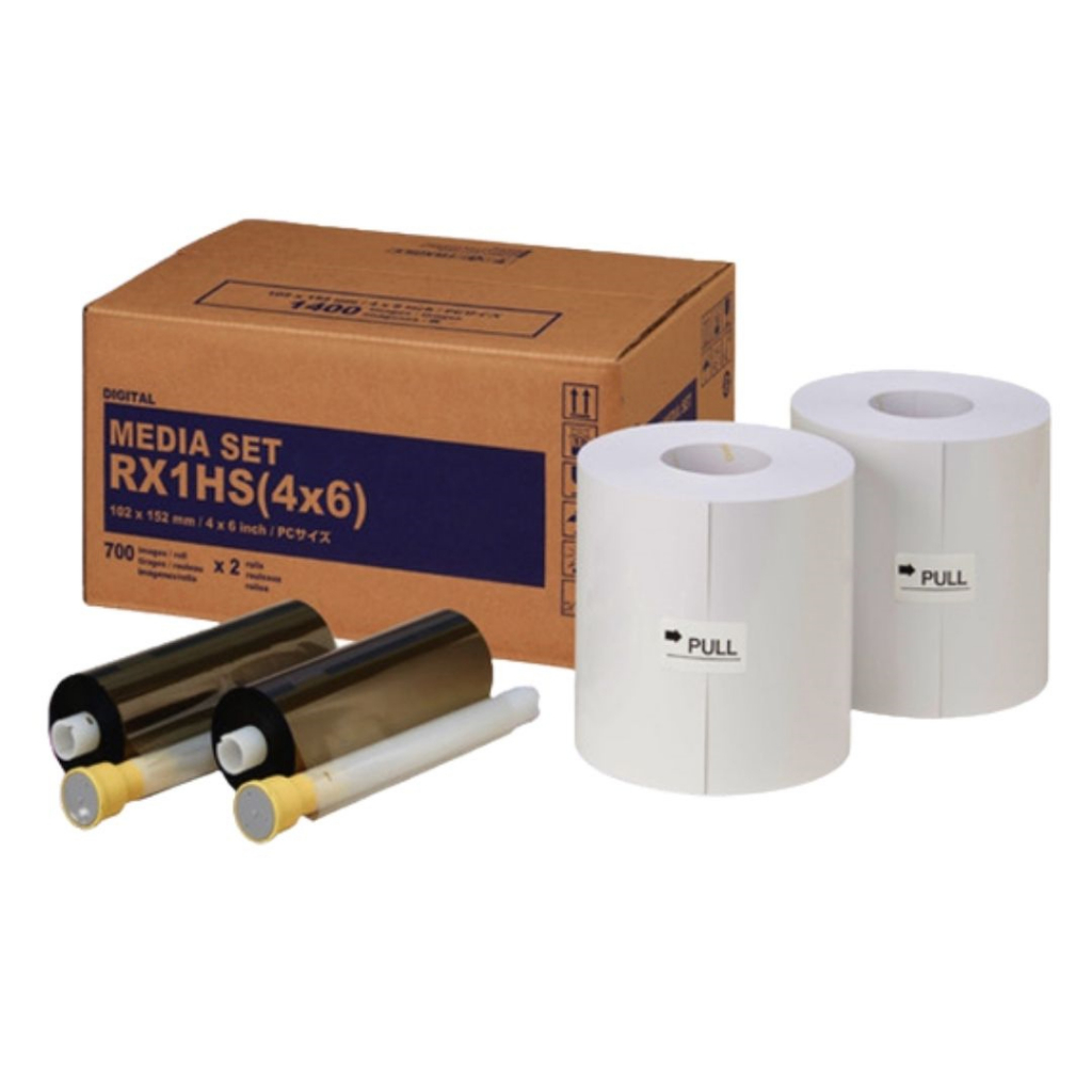 DNP Paper 4x6 RX1HS Photo Paper Set (1 ม้วน/ 2 ม้วนพร้อมกล่อง) | Shopee Thailand