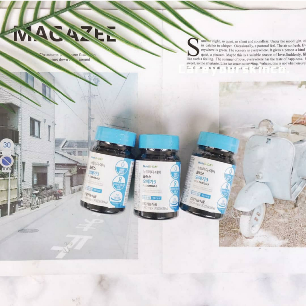 !Nutri D-Day Plus 3 DHA ผลิตภัณฑ์เสริมอาหารน้ํามันปลา 1000 มก. * 30 ...
