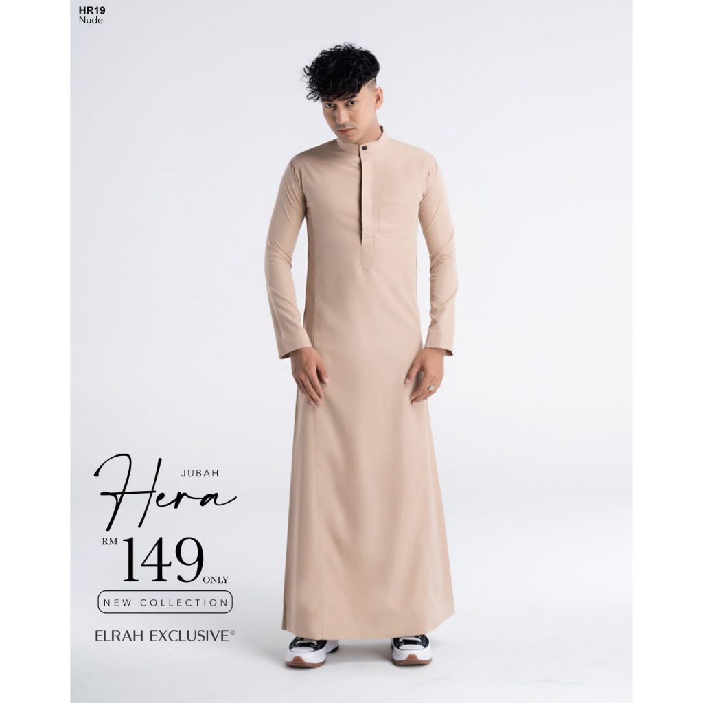 New DESIGN JUBAH 2023 JUBAH HERA BY ELRAH EXCLUSIVE | Shopee Thailand