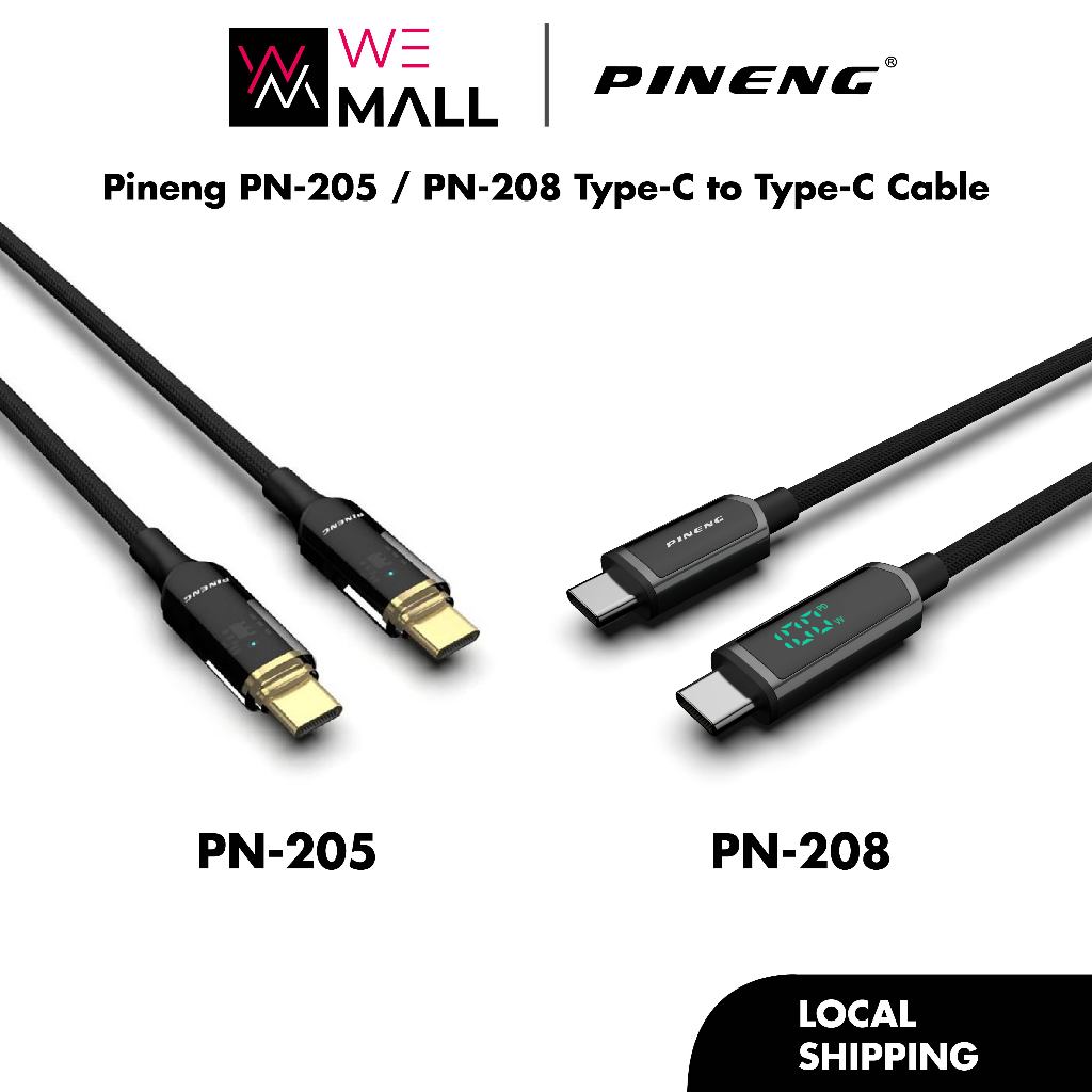 สาย Pineng PN-205 / PN-208 สาย Type-C ถึง Type-C | Shopee Thailand