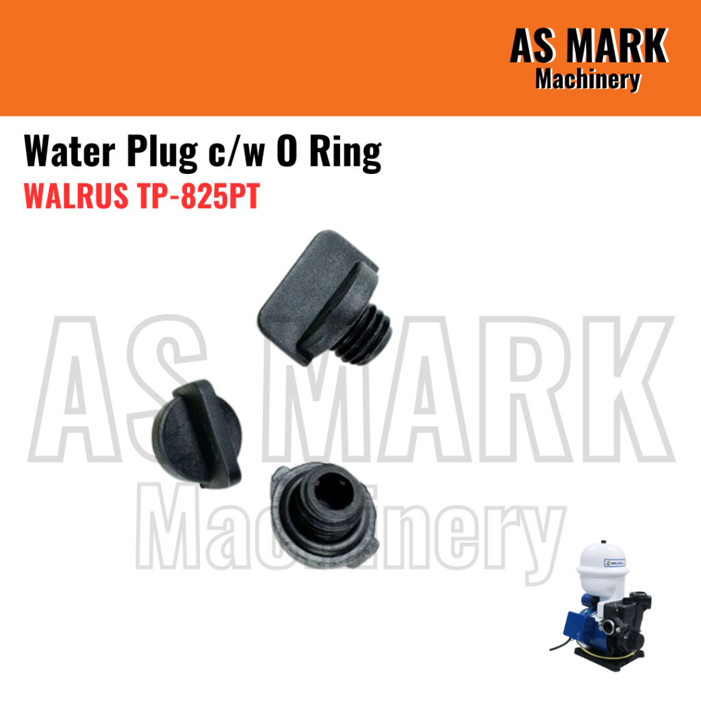 ปลั๊กน้ํา c/w O Ring Walrus TP-825PT ปั๊มน้ํา | Shopee Thailand