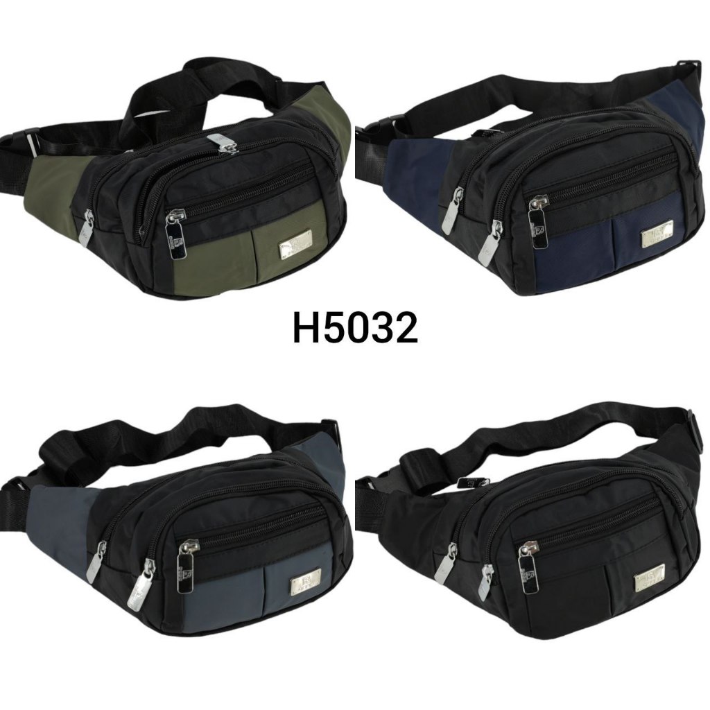 กระเป๋าคาดเอว Unisex Beg Kerja Rider Bag Canvas Bag Crossbody Bag Chest ...