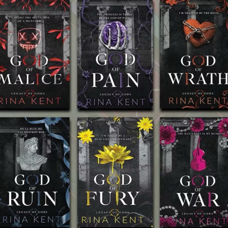 Legacy of Gods Series 6 เล่ม Set โดย Rina Kent - God of Malice, God of ...