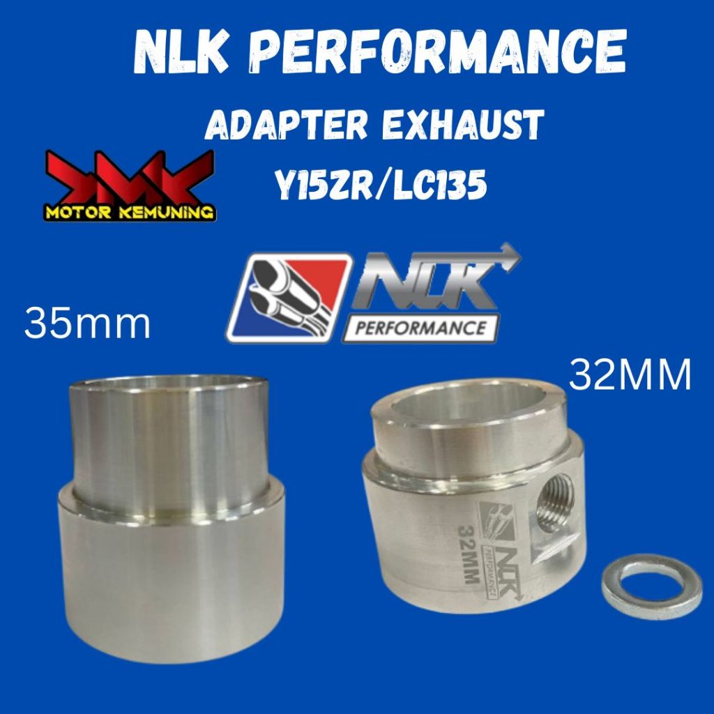 Nlk PERFORMANCE ADAPTER EXHAUST O2 เซนเซอร์ Adaptor Y15ZR/LC135 35 มม. 32 มม. | Shopee Thailand