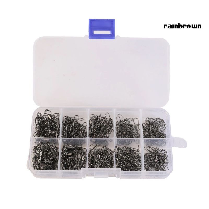 หมุนได้ 210 ชิ้น ฟรี kotak snap swivela เชื่อมต่อ pin ikan pancing ...