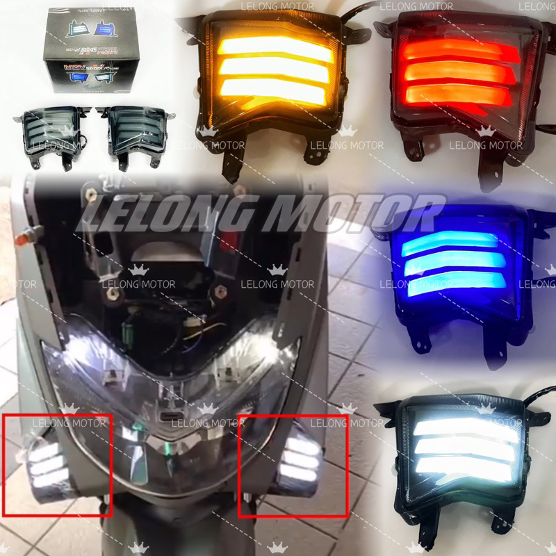ไฟหน้าไฟเลี้ยวด้านหน้า Led มอเตอร์ไซค์ Yamaha nmax v1 nmax 2020 ...
