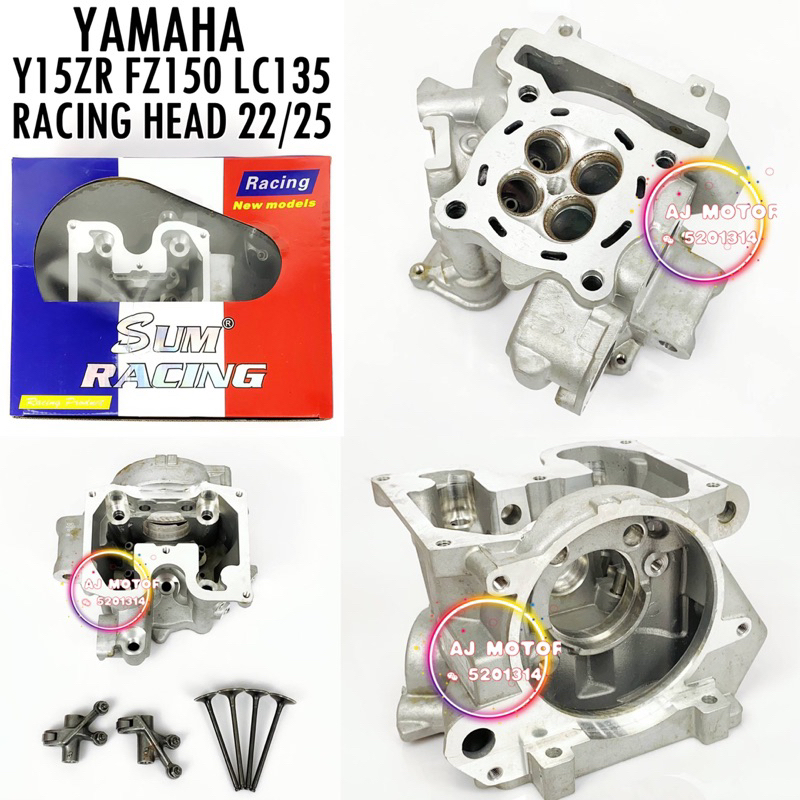 Yamaha LC135 Y15ZR FZ150 SUM RACING SUPER HEAD 22 / 25 LC Y15 FZ วาล์ว ...