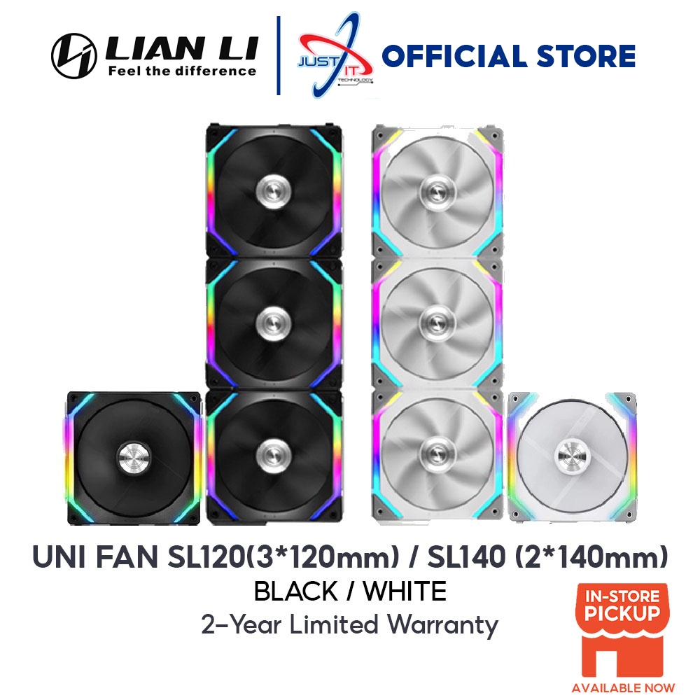 พัดลม Lian Li Uni ( SL120 V2 / SL140 ) พัดลม RGB | Shopee Thailand