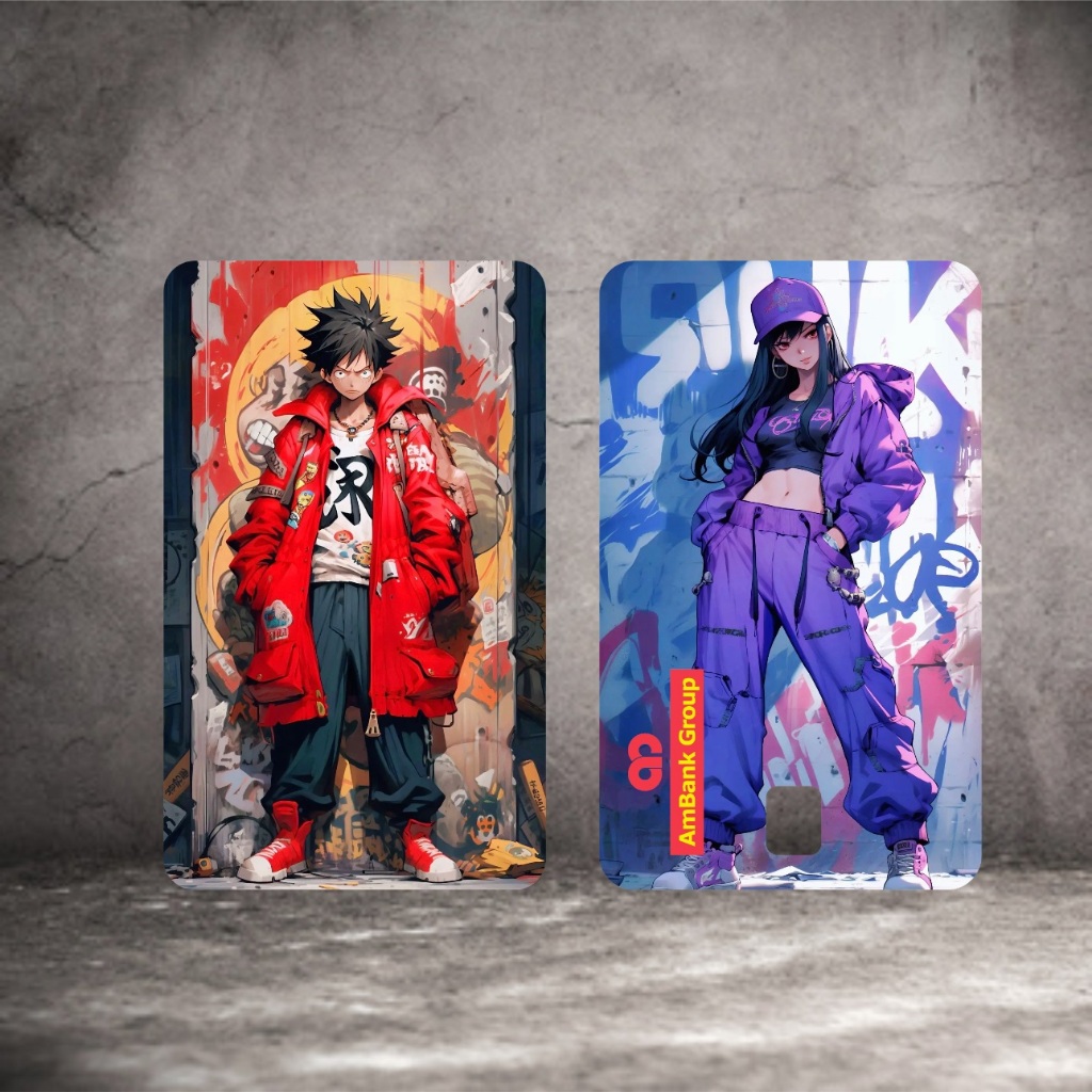 ( One PIECE Series 2 ) สติกเกอร์ฟิล์ม ลาย Touch n Go CARD TNG MASTER ...