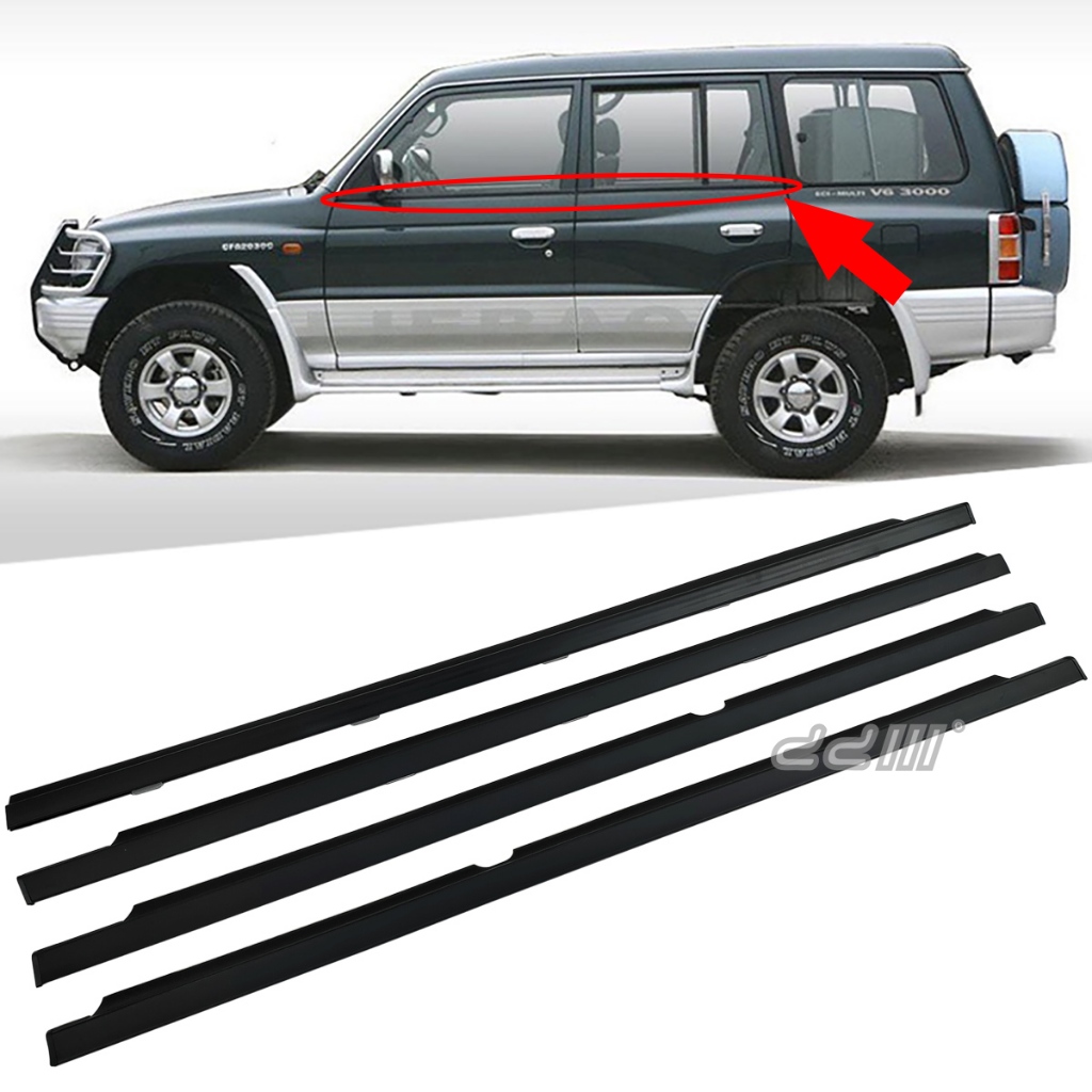 Mitsubishi Pajero V-Body V24 V31 V34 V44 V46 ประตูหน้าต่าง Trim ...