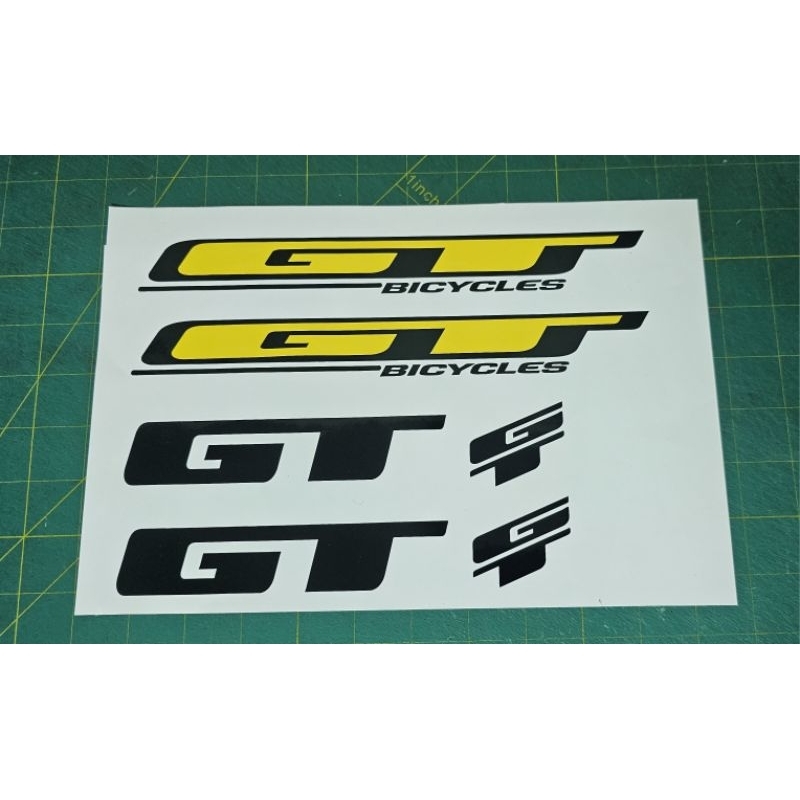 Gt สติกเกอร์ BASIKAL.MOUNTAIN BIKE.BICYCLE STICKER, สติกเกอร์ตัด, TAHAN ...