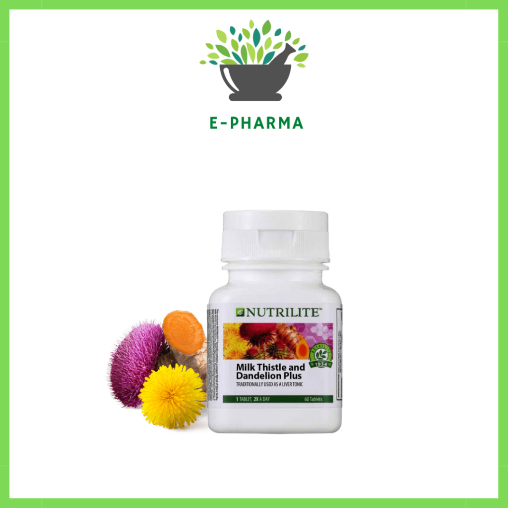Nutrilite Milk Thistle And Dandelion Plus 60 Tab Liver care | Shopee ...