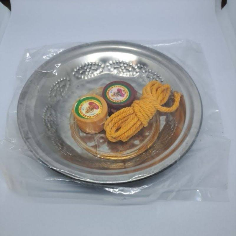 Sumangali SET INDIAN NALANGE SET (จานเงิน) | Shopee Thailand