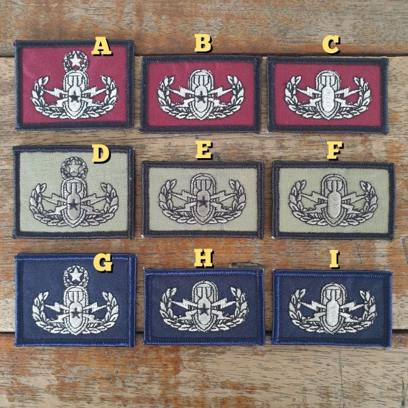 US EXPLOSIVE ORDNANCE DISPLOSAL [EOD] แพทช์เย็บปักถักร้อย (02) | Shopee ...