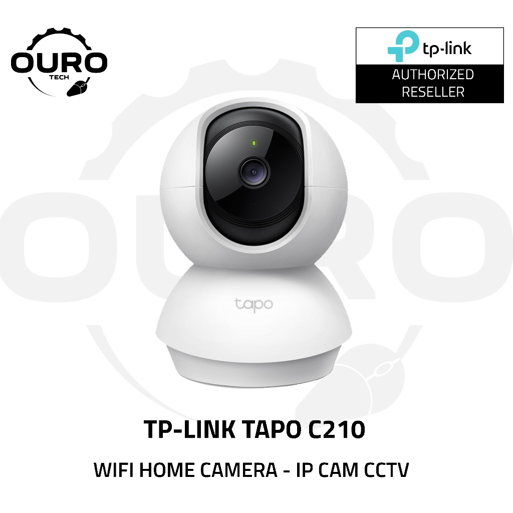 Tp-link TAPO C210 PAN TILT HOME SECURITY WI-FI CAMERA พร้อม NIGHT VISION (CMR-TPL-TAPO C210) IP ...