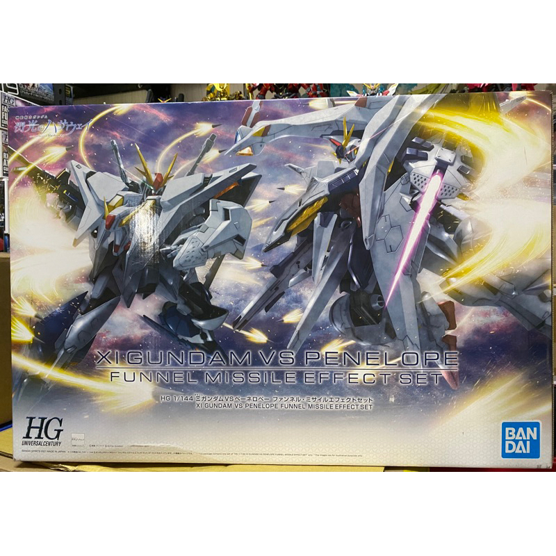 Bandai HGUC 1/144 Scale Universal Century XI Gundam VS Penelope Funnel ...