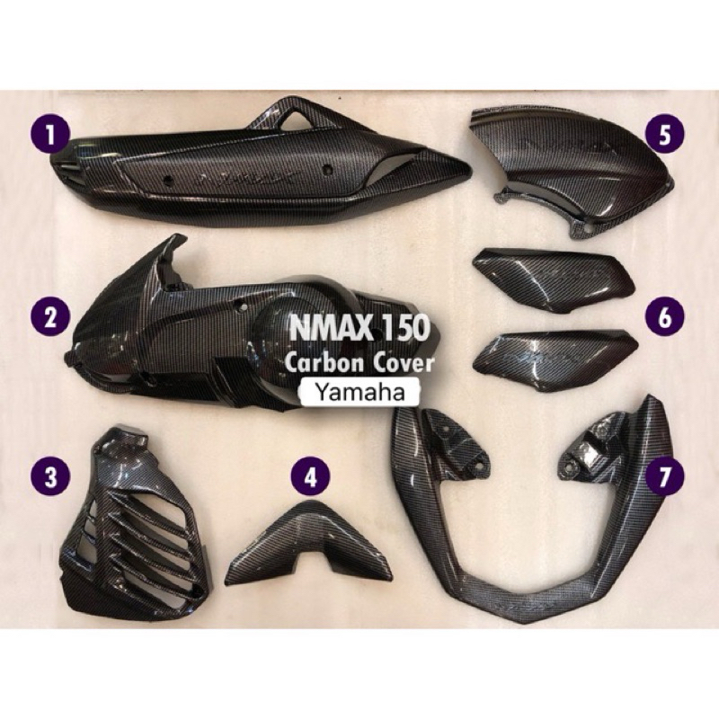 Yamaha NMAX150 V1 NMAX 150 ฝาครอบคาร์บอน | Shopee Thailand