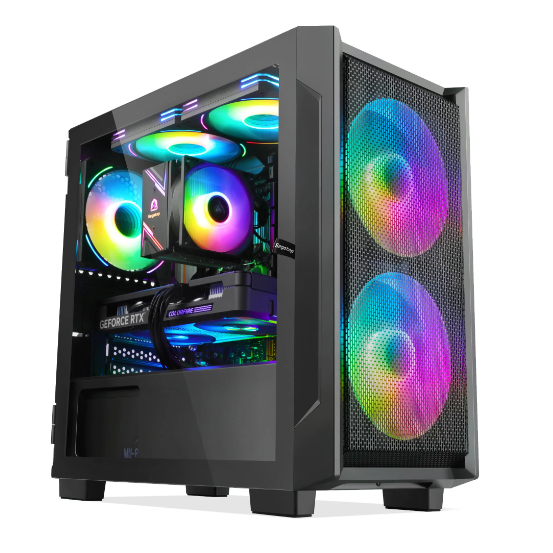 Segotep GREMLIN 1 BLACK / WHITE - M-ATX กระจกนิรภัย Gaming Casing Micro ...