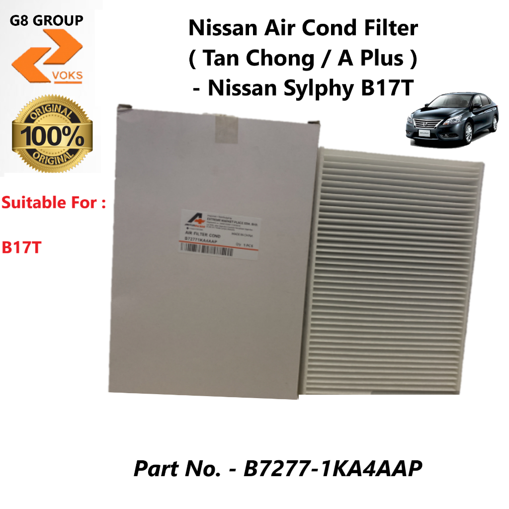 Nissan Air Cond Filter ( Tan Chong A Plus ) - Nissan Sylphy 2.0 ( B7277 ...
