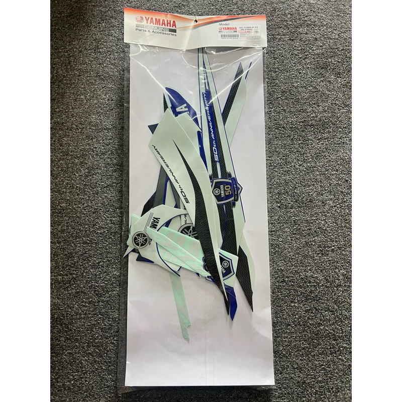 Stripe Sticker Body Cover Set Yamaha LC135 V2 GP Edition 2011 50th ...