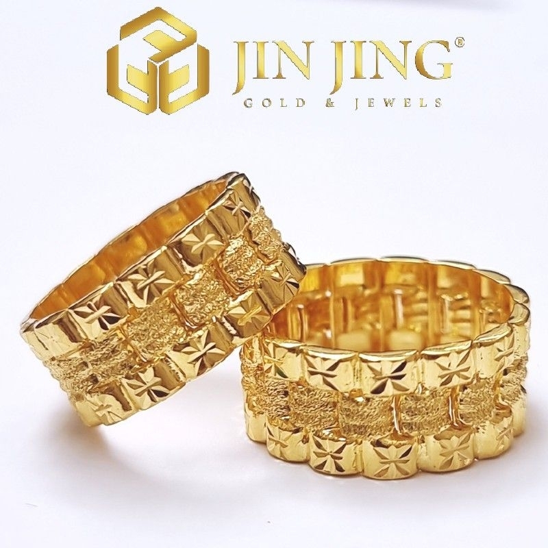 แหวน RX ( HOLLOW FITSIZE 12-23 Gold 916 Pure 2.72g-3.57g | Shopee Thailand