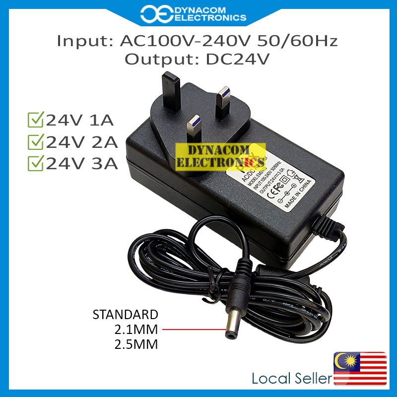 Dc 24V 1A 24V 2A 24V 3A Power Adapter แหล่งจ่ายไฟหม้อแปลงไฟฟ้าอะแดปเตอร ...