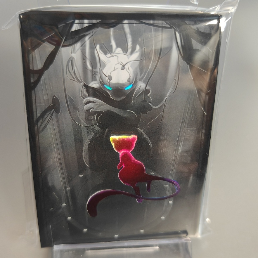 [PTYGS] การ์ดอนิเมะฟอยล์ 67 มม. x 92 มม.-Pokemon Mew & Mewtwo Card ...