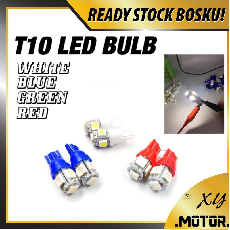 T10 LED SIGNAL หลอดไฟ MENTOL โคมไฟโคมไฟ HONDA YAMAHA Y16ZR Y15ZR LC135 ...