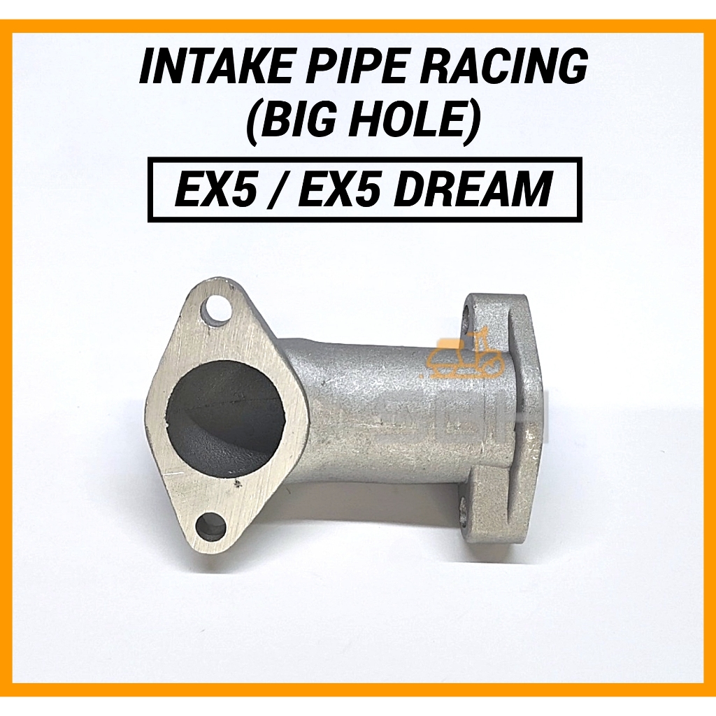 Ex5 / EX5 DREAM INTAKE PIPE RACING (BIG HOLE) TENGKOK PIPE PNP 26MM ...