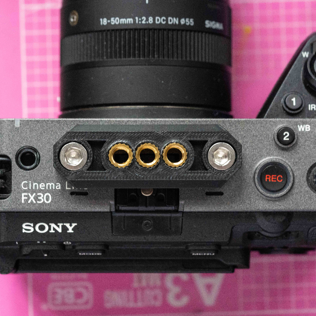 Sony FX3/FX30 ราง Nato ด้านบนสําหรับอุปกรณ์เสริมกล้องจอภาพกล้อง | Shopee Thailand