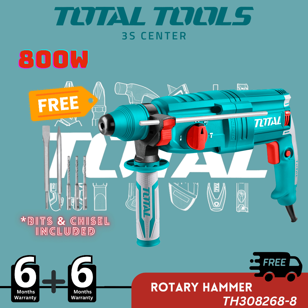 ค้อนโรตารี่ และอุปกรณ์เสริม 5 ชิ้น (800W)308268-8 / Th308268 | Shopee ...