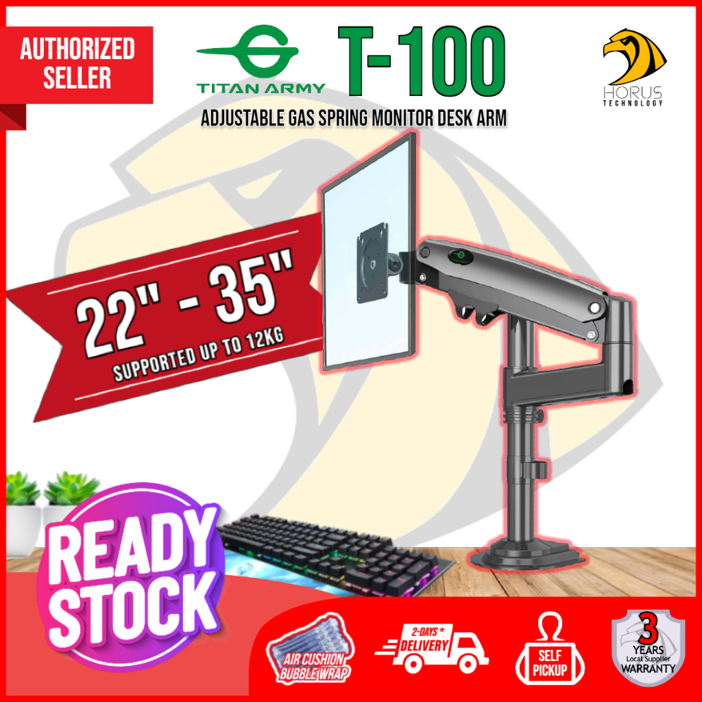 Titan Army รุ่น-T100 Universal Monitor Arm (up tp 35" และ 12KG ...