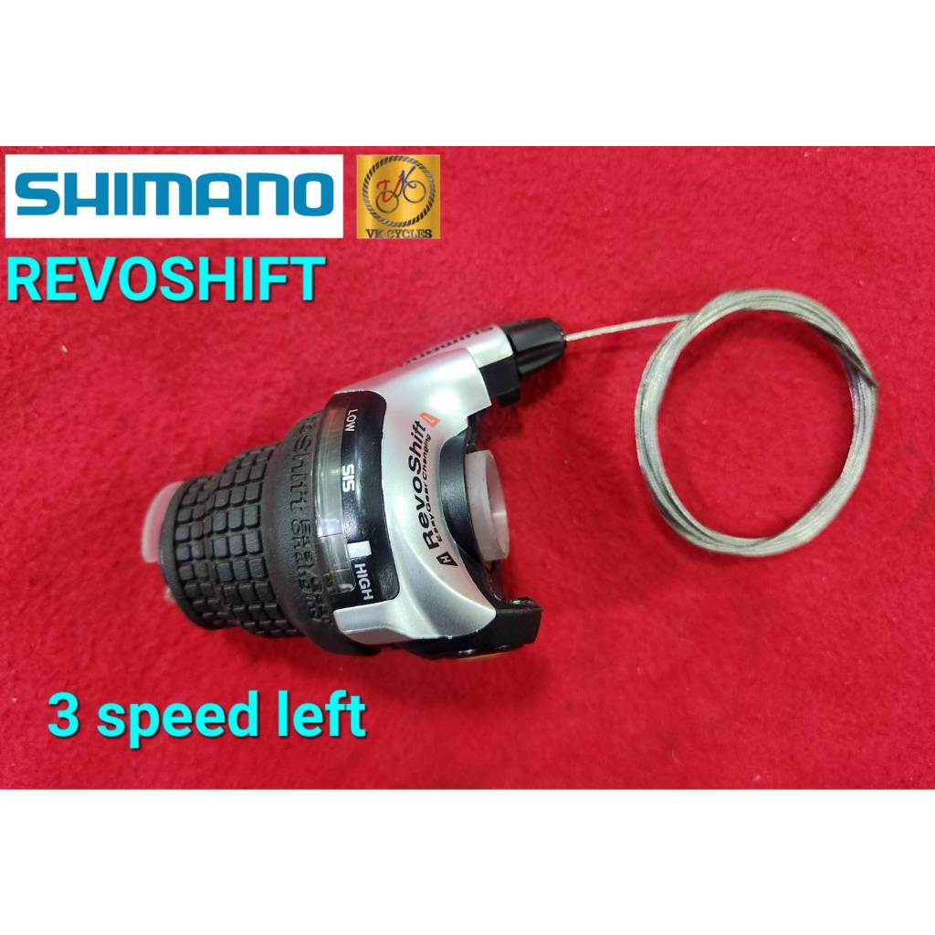 Shimano SL-RS41 รีโวชิฟท์ ทวิสต์ชิฟเตอร์ ซ้าย 3 ความเร็ว ขวา 8 สปีด ...